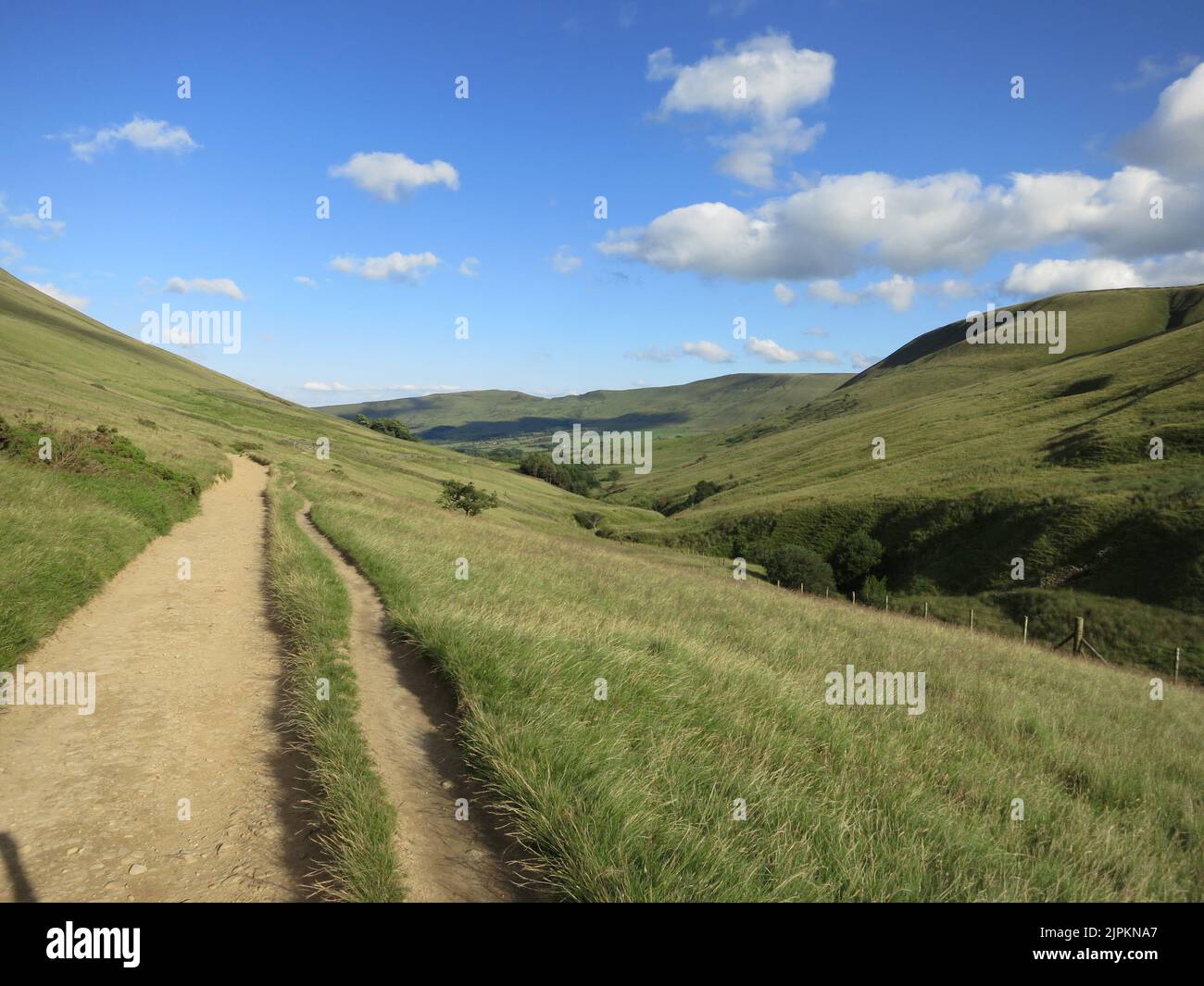 The Pennine Way National Trail Long-distance hiking trail. England. UK ...