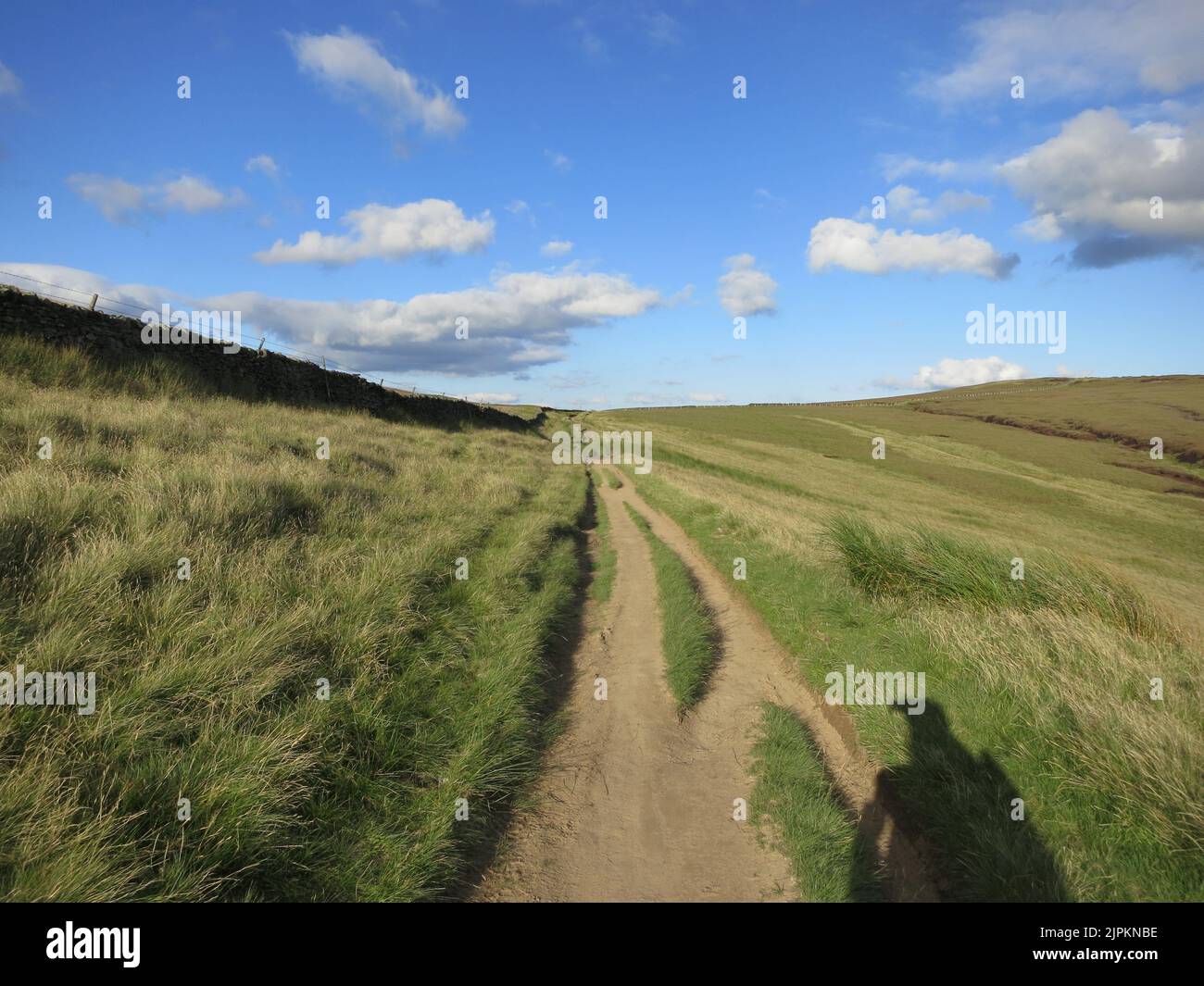 The Pennine Way National Trail Long-distance hiking trail. England. UK ...