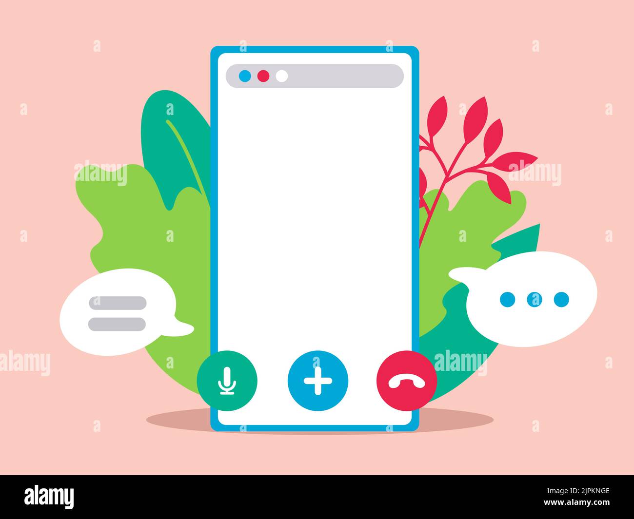 Video call conference, working from home, social distancing, business ...