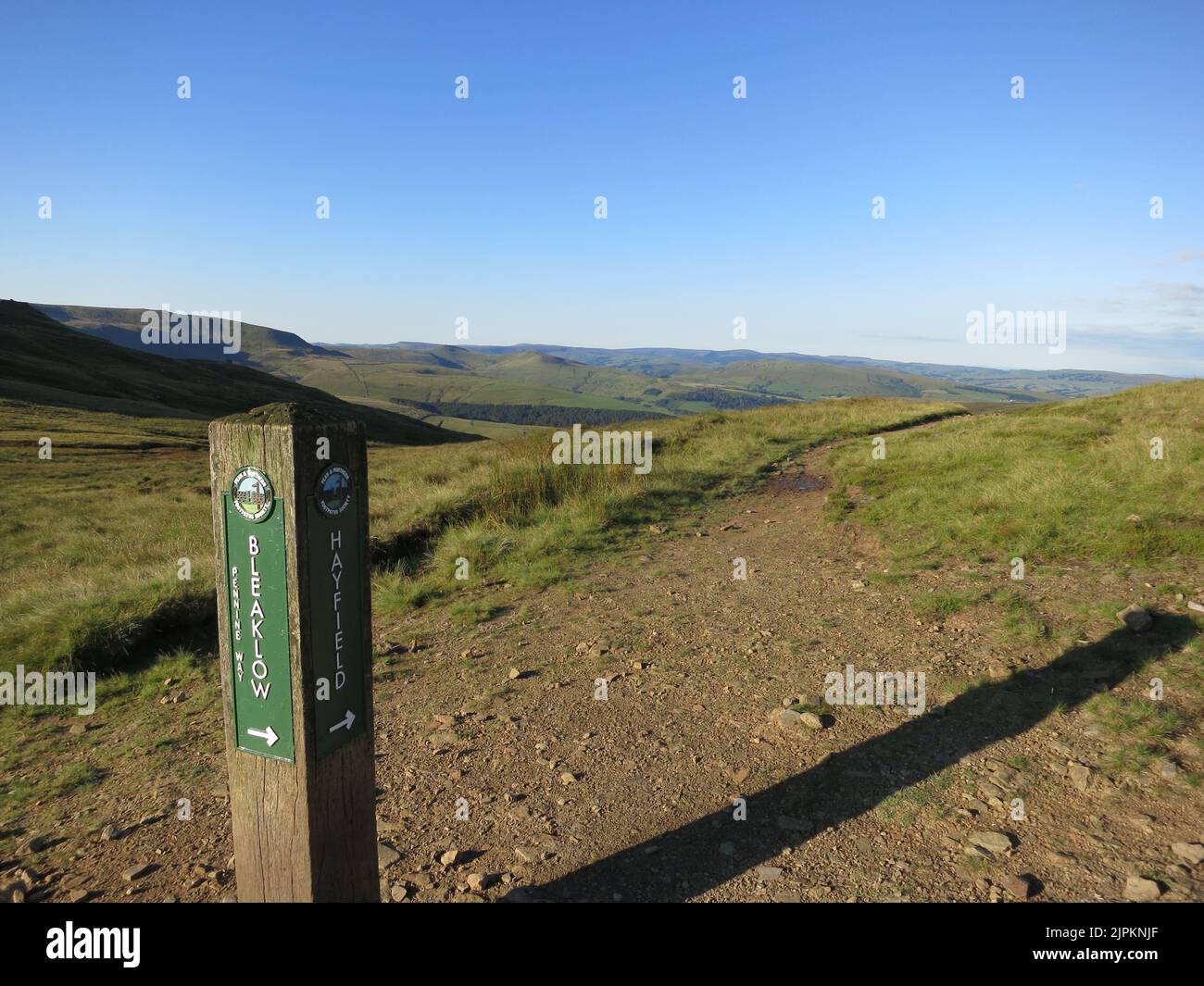 The Pennine Way National Trail Long-distance hiking trail. England. UK ...