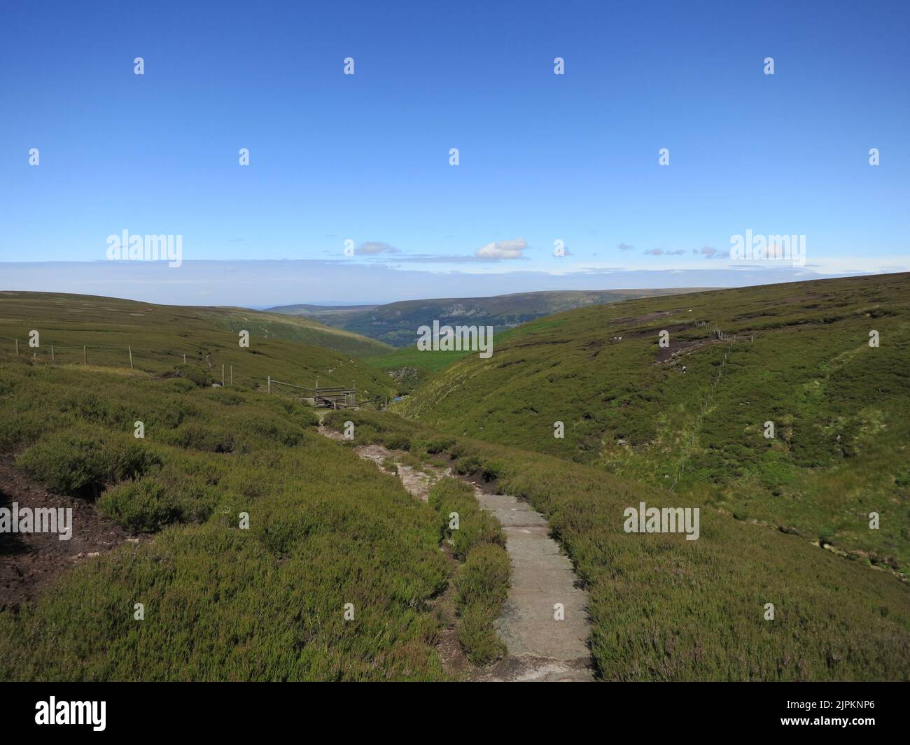 The Pennine Way National Trail Long-distance hiking trail. England. UK ...