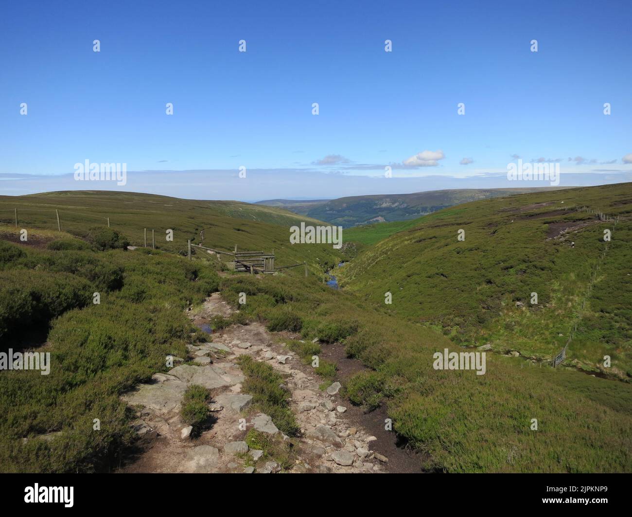 The Pennine Way National Trail Long-distance hiking trail. England. UK ...
