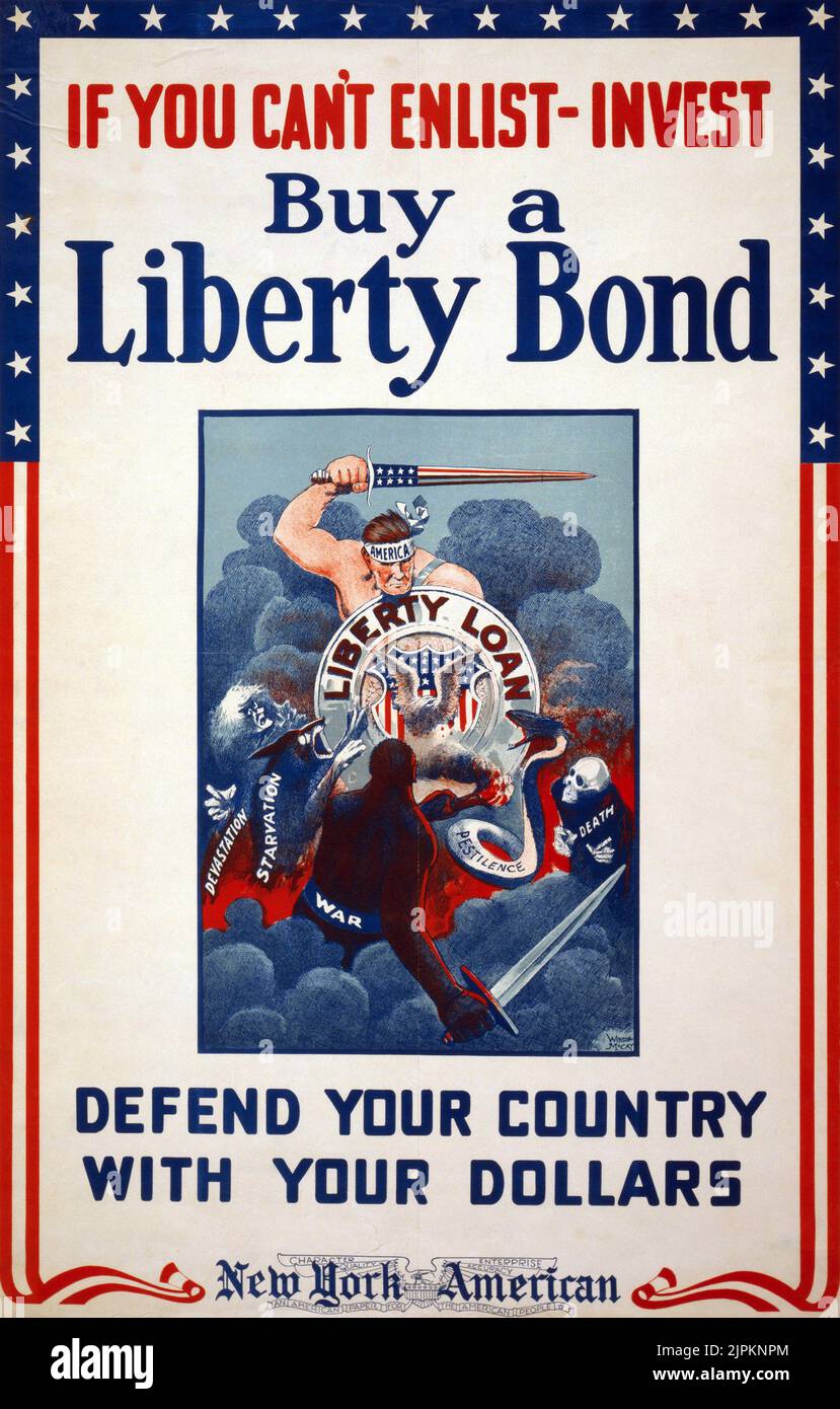 American war bonds advertising hi-res stock photography and images - Alamy