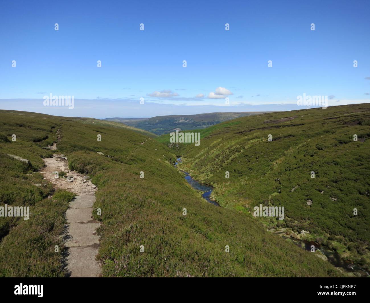 The Pennine Way National Trail Long-distance hiking trail. England. UK ...