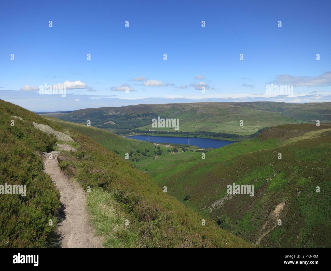 The Pennine Way National Trail Long-distance hiking trail. England. UK ...