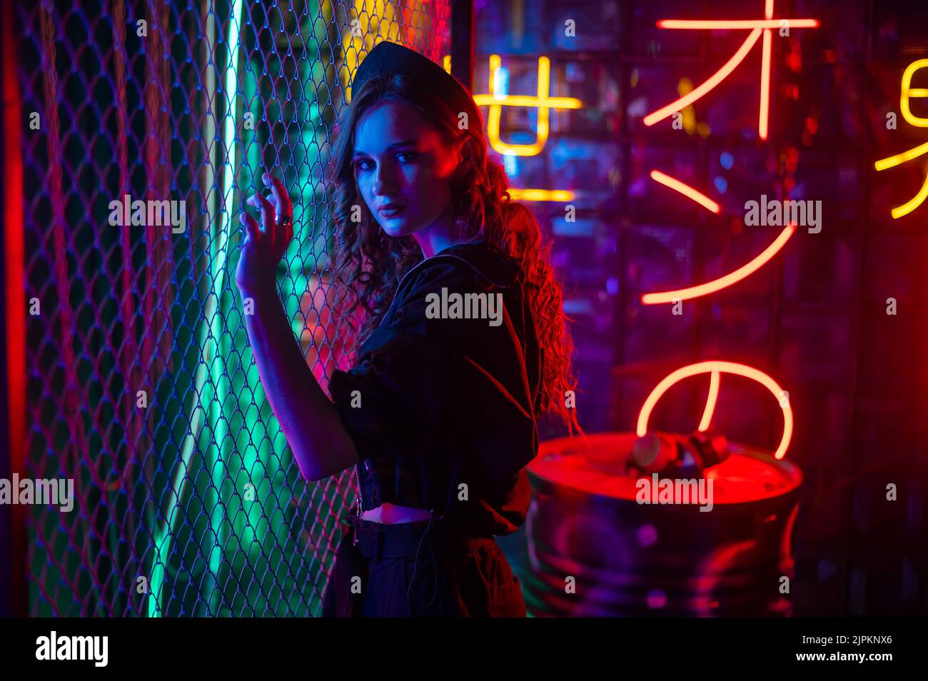 Neon studio hi-res stock photography and images - Alamy