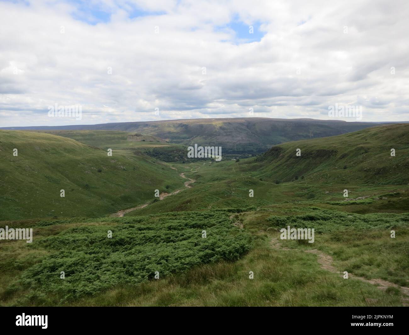 The Pennine Way National Trail Long-distance hiking trail. England. UK ...