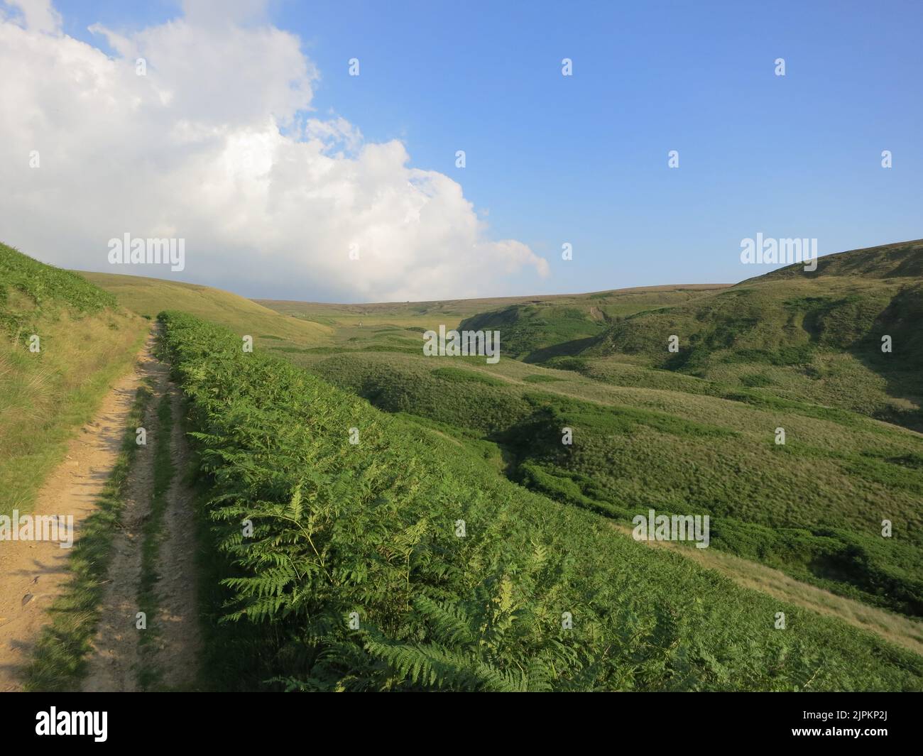 The Pennine Way National Trail Long-distance hiking trail. England. UK ...