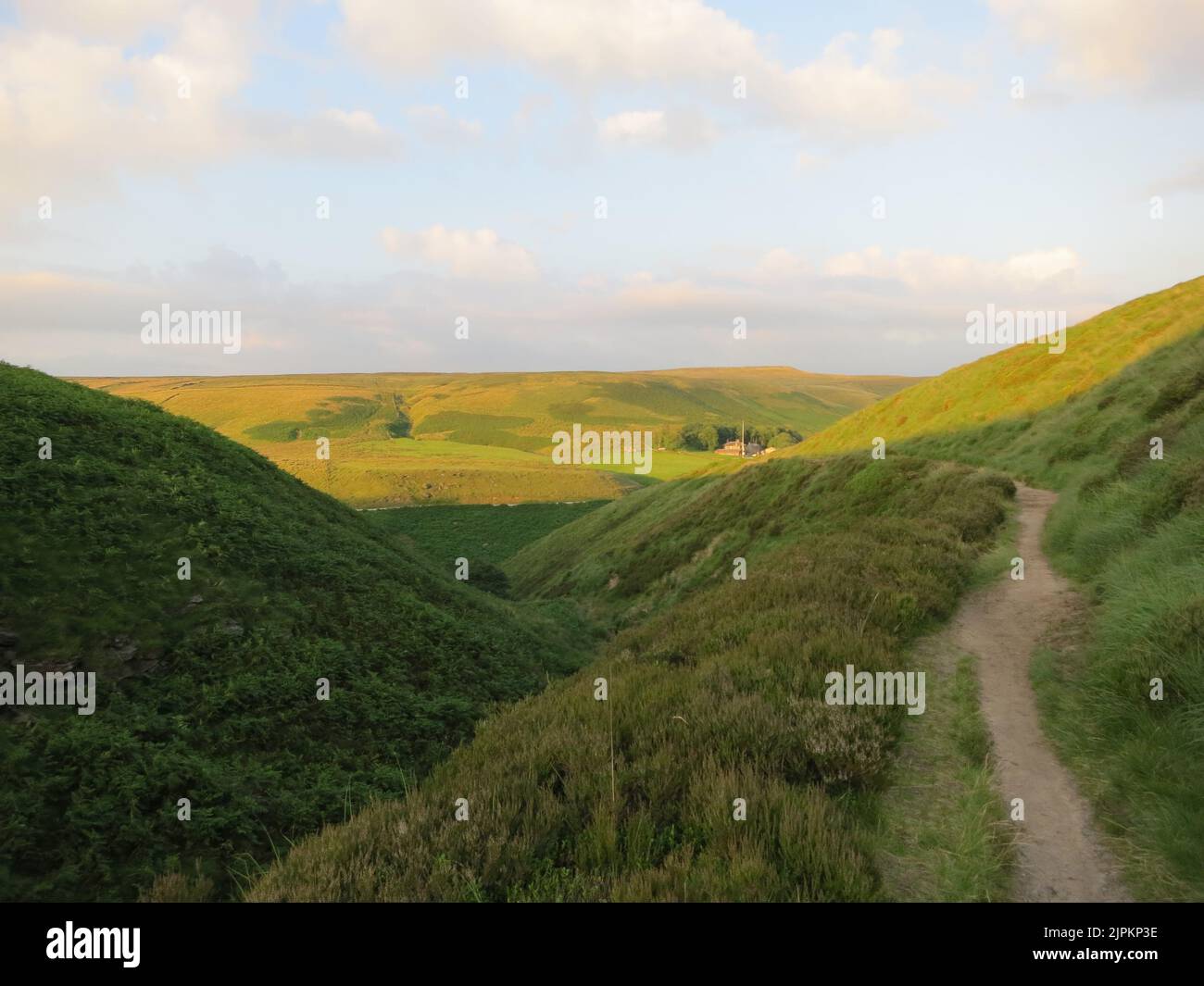 The Pennine Way National Trail Long-distance hiking trail. England. UK ...