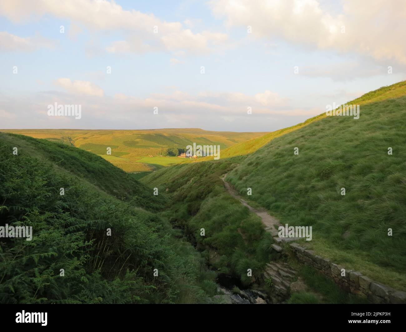 The Pennine Way National Trail Long-distance hiking trail. England. UK ...