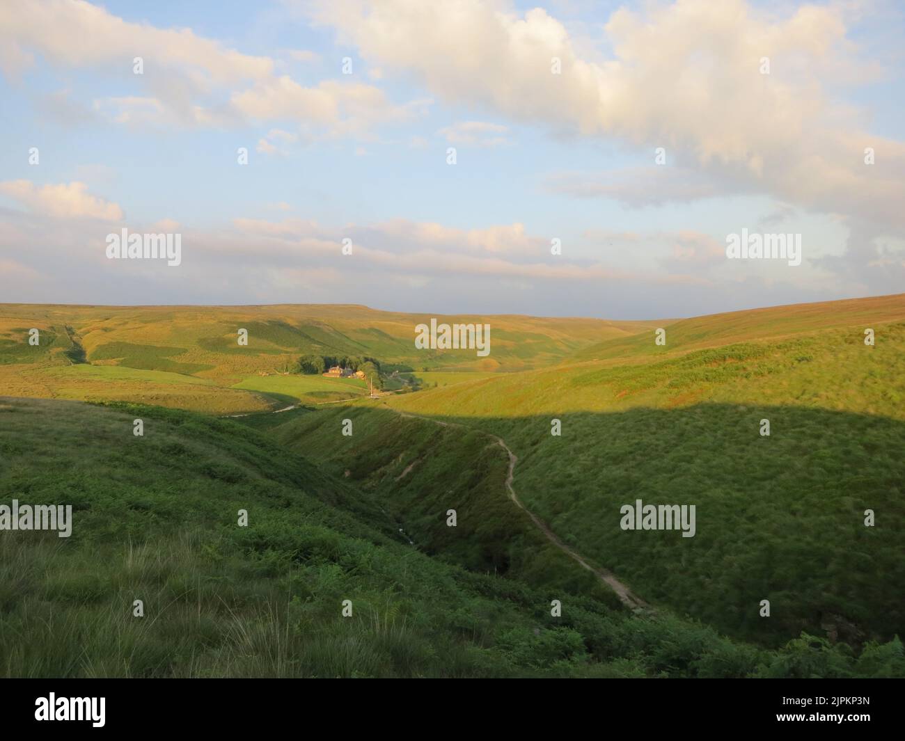 The Pennine Way National Trail Long-distance hiking trail. England. UK ...