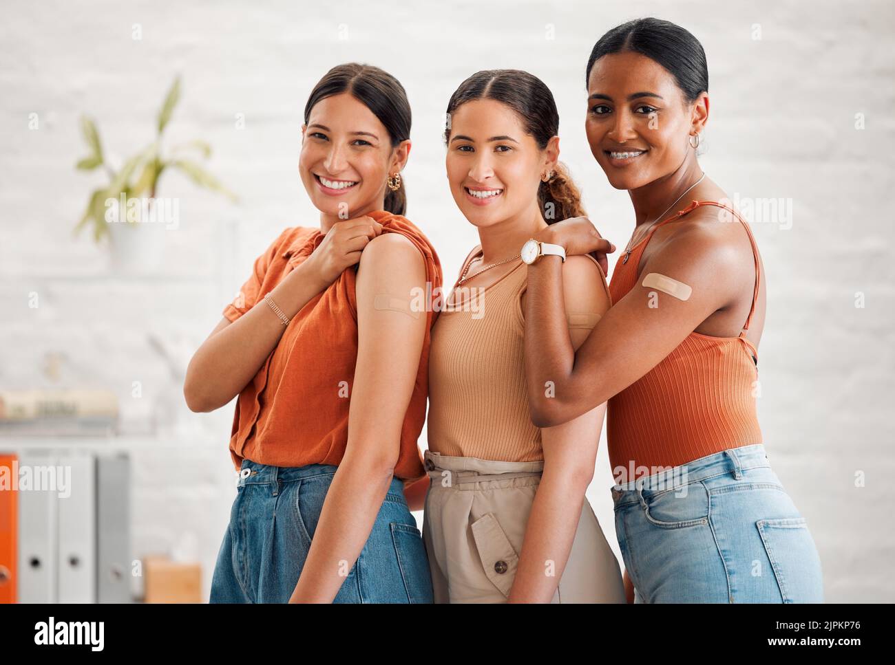 Band aid, vaccine and injection for covid, flu or pandemic virus to ...