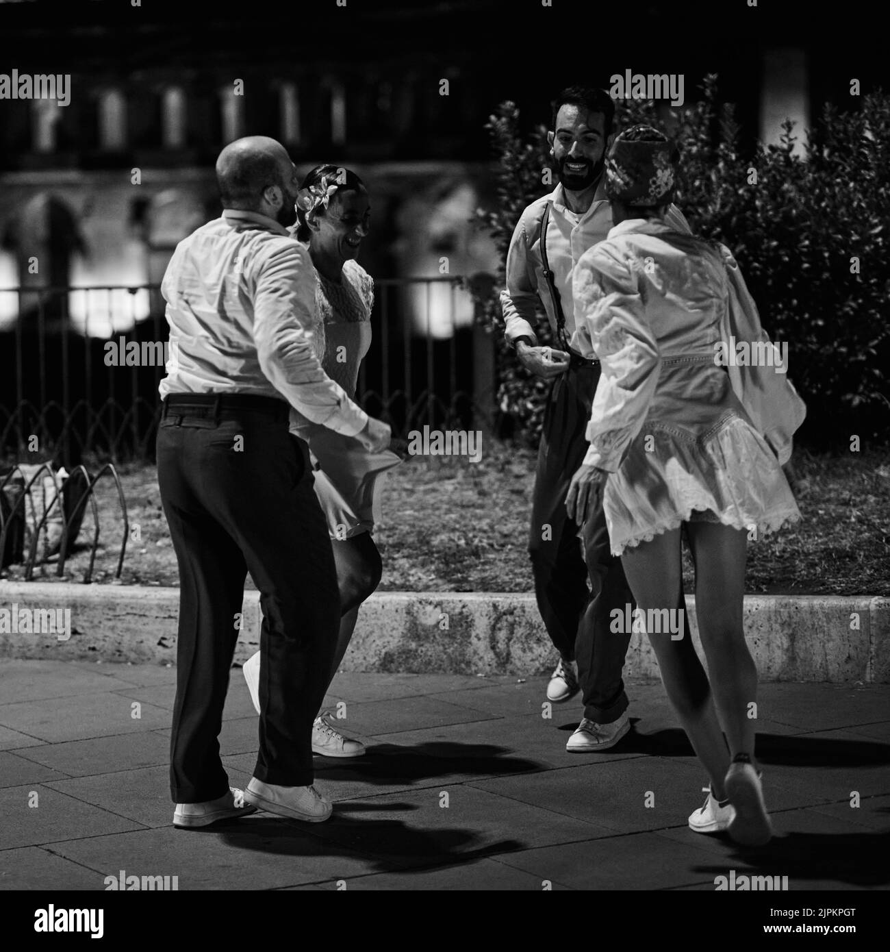 Street dancers in Rome, Italy Stock Photo - Alamy
