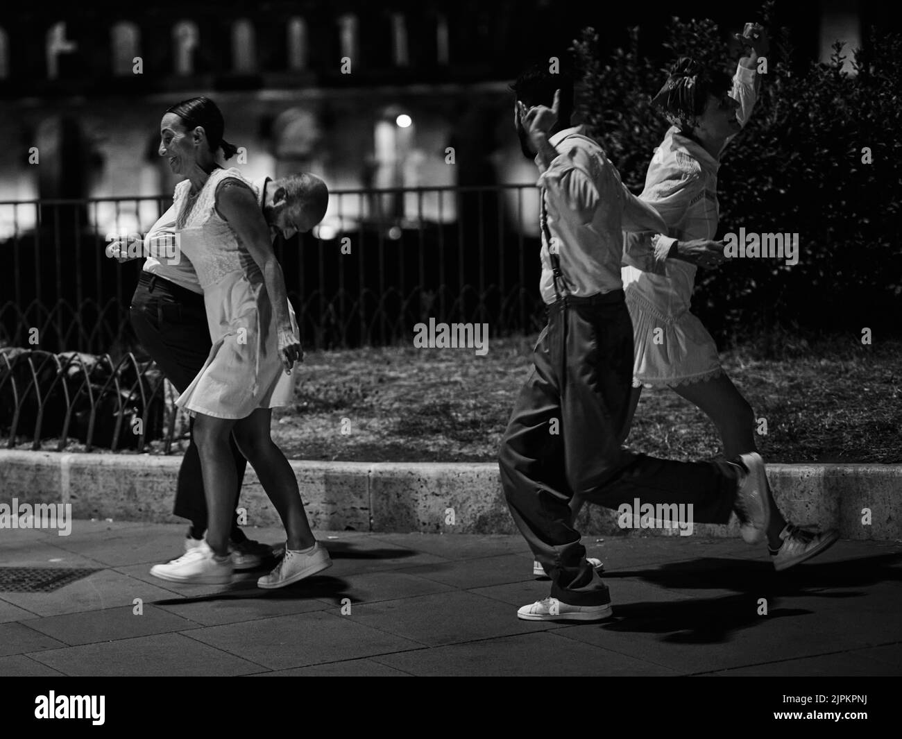 Street dancers in Rome, Italy Stock Photo - Alamy