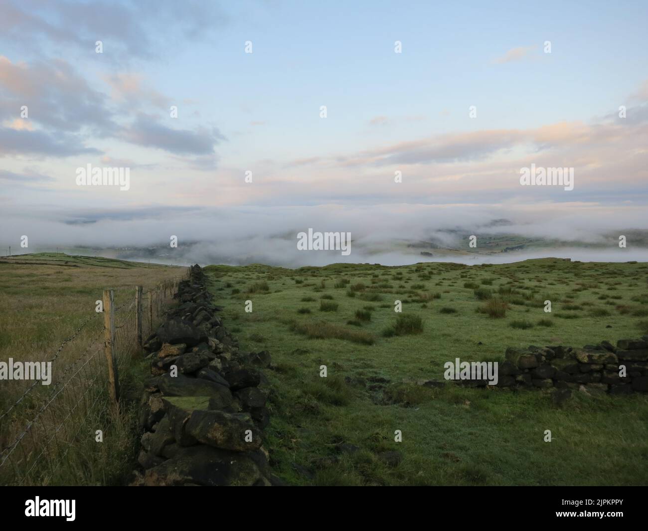 The Pennine Way National Trail Long-distance hiking trail. England. UK ...