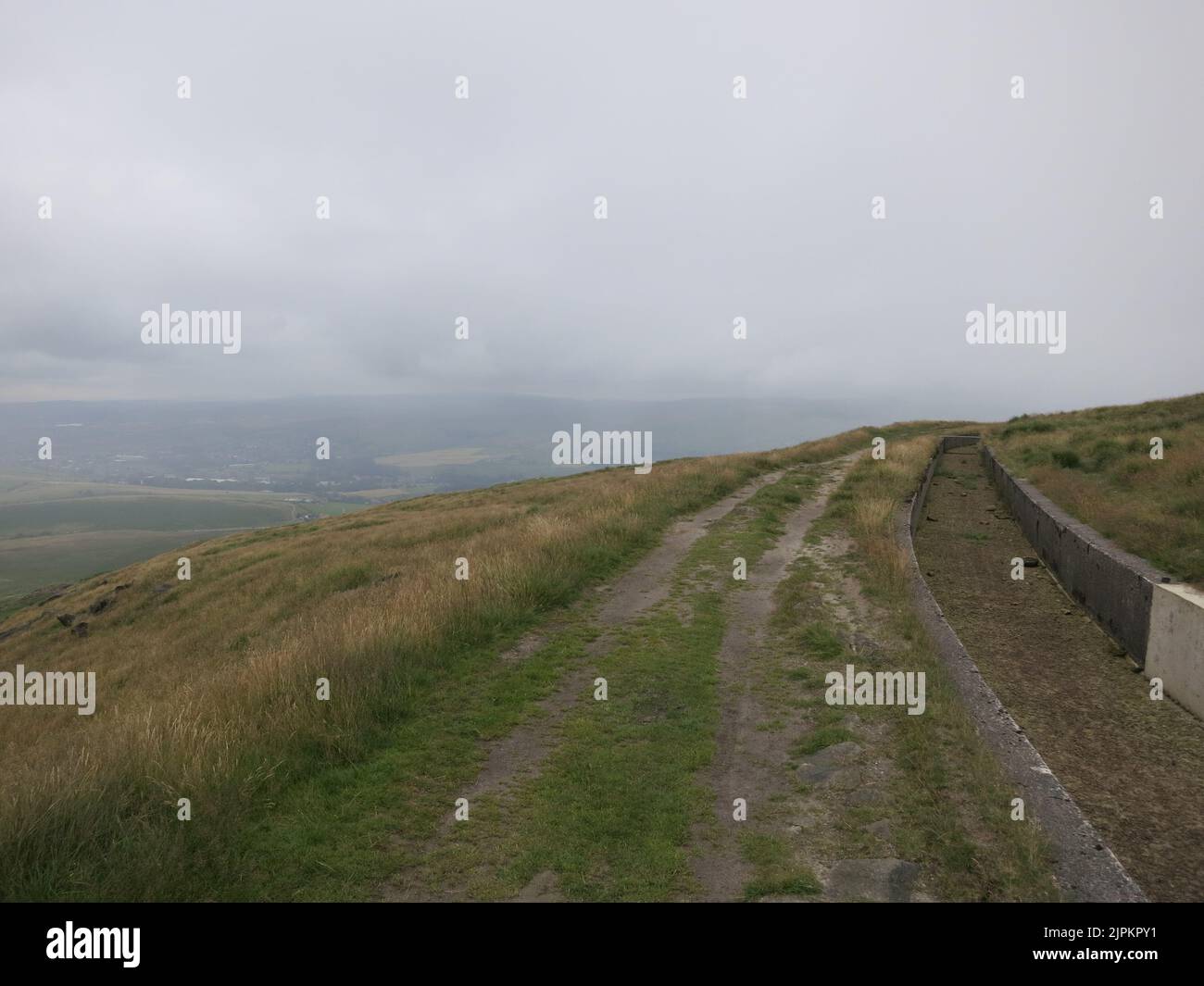 The Pennine Way National Trail Long-distance hiking trail. England. UK ...