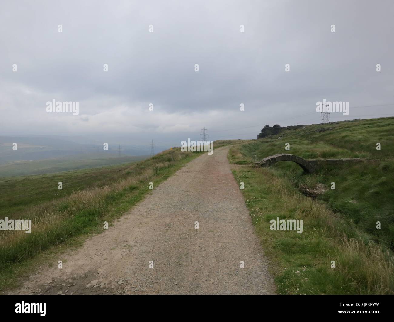 The Pennine Way National Trail Long-distance hiking trail. England. UK ...