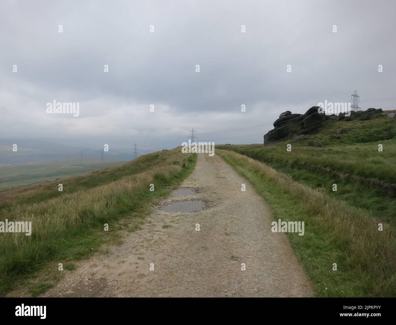 The Pennine Way National Trail Long-distance hiking trail. England. UK ...