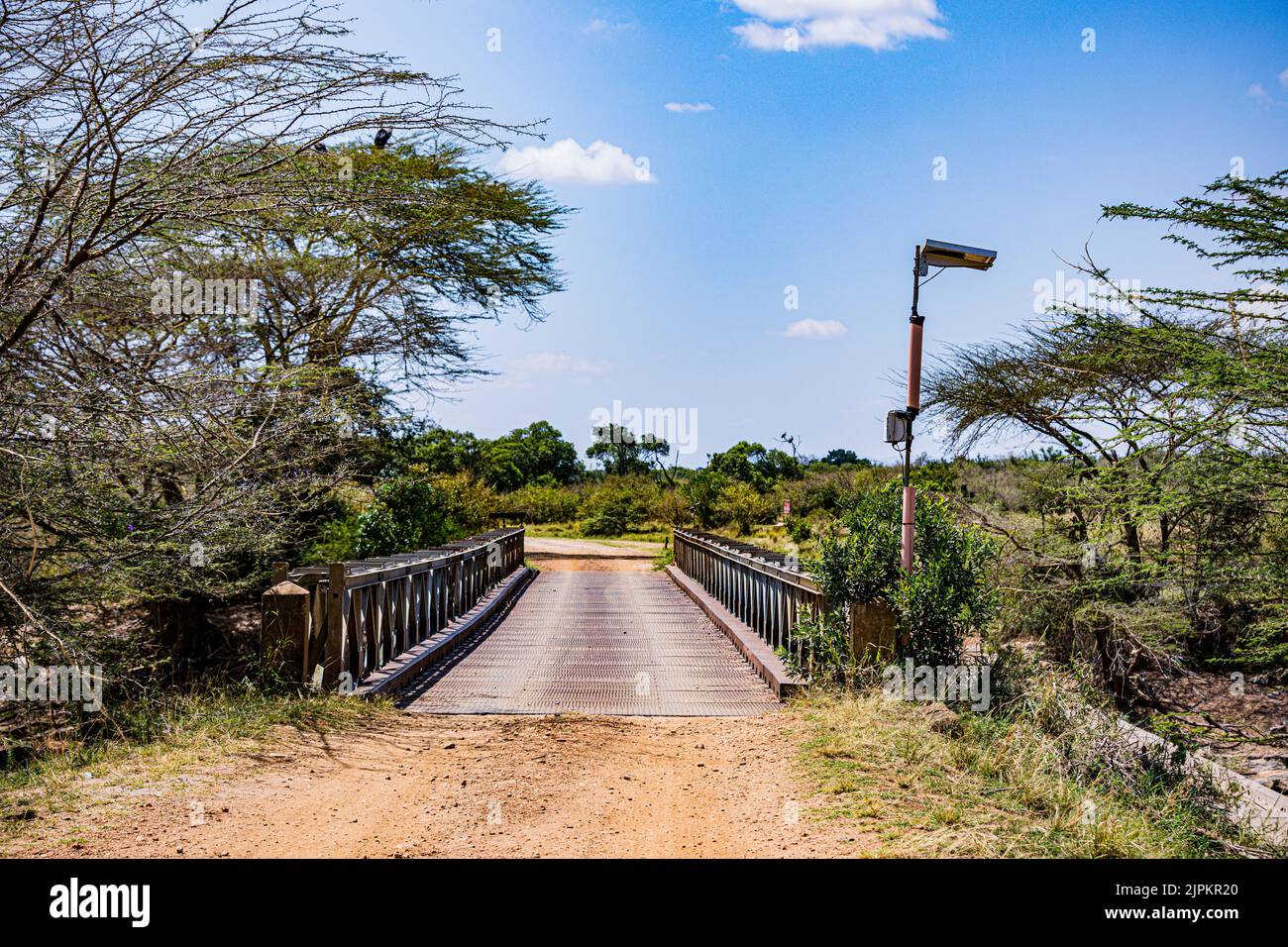 Mara River Bridge Narok County Maasai Mara National Game Reserve Park ...