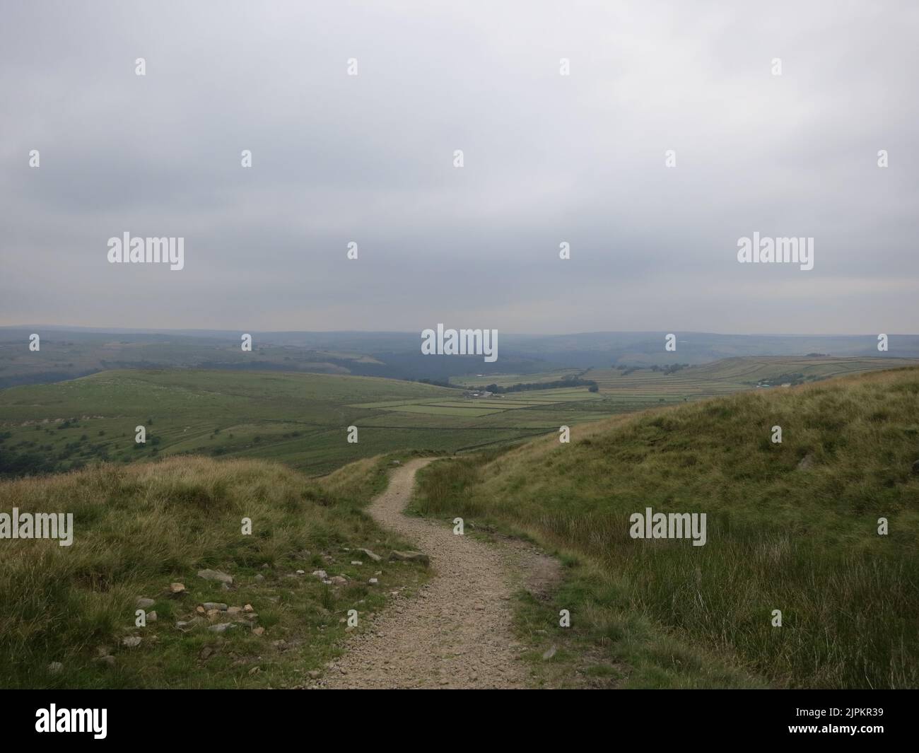 The Pennine Way National Trail Long-distance hiking trail. England. UK ...