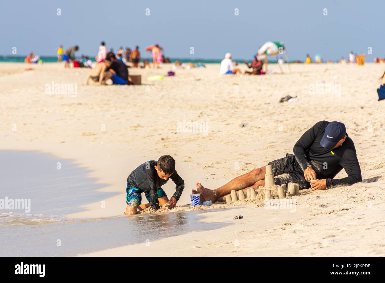 Ocean beach sand beach day beach fun sandbox of joy hi-res stock ...