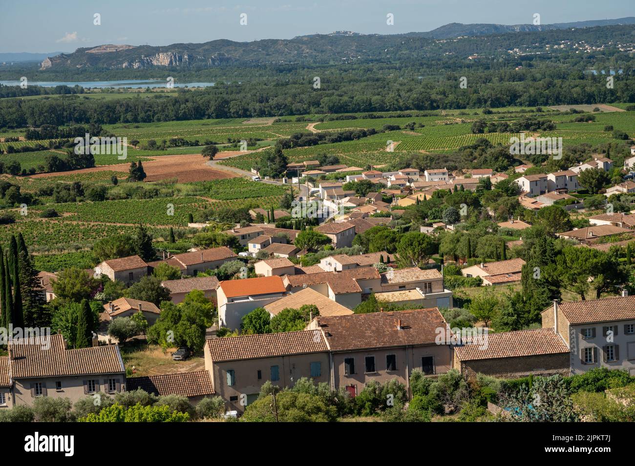 VIew on medieval buildings in sunny day, vacation destination, famous ...