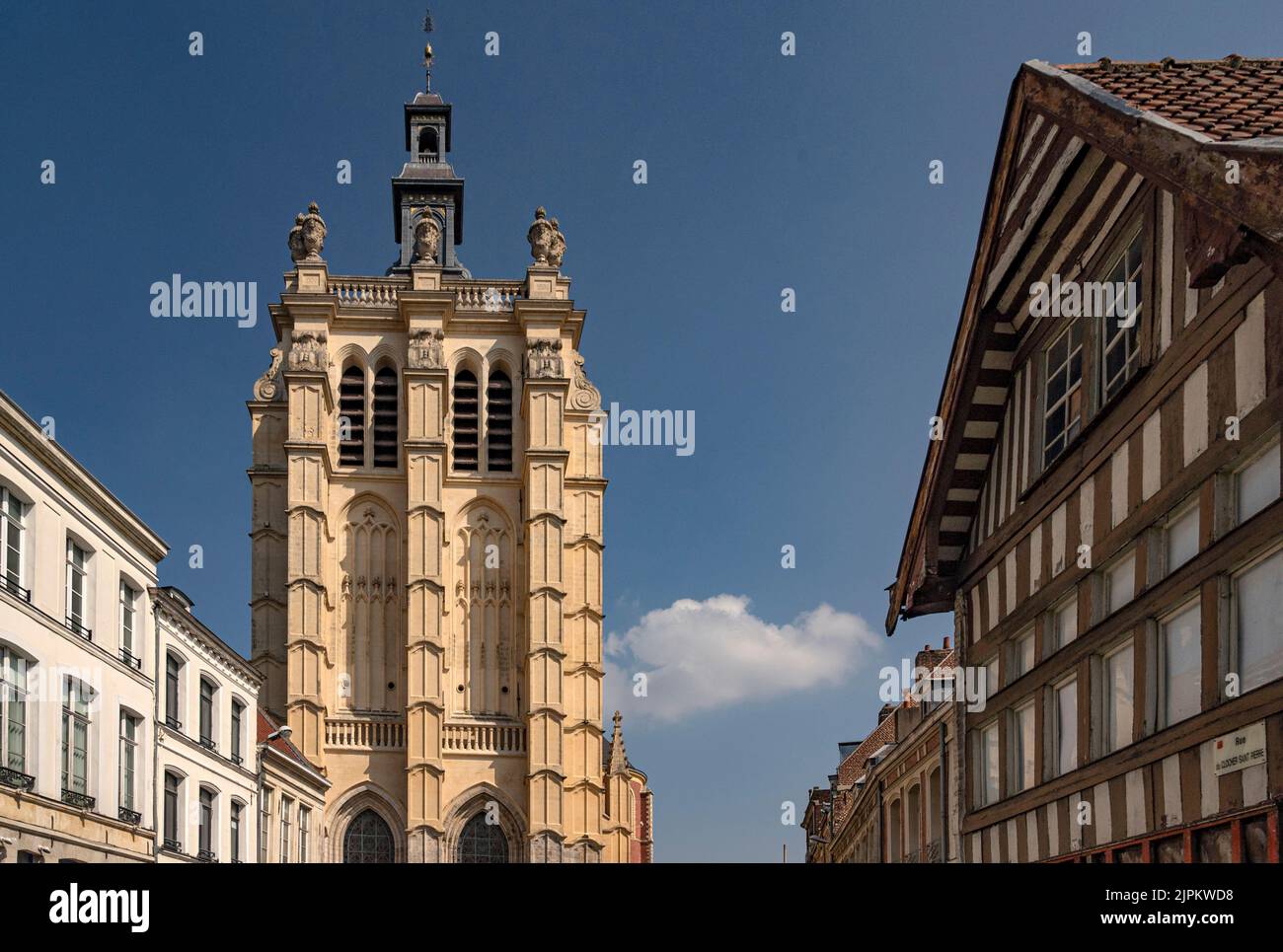 The Saint-Pierre Collegiate Catholic Church at Douai, France Stock ...