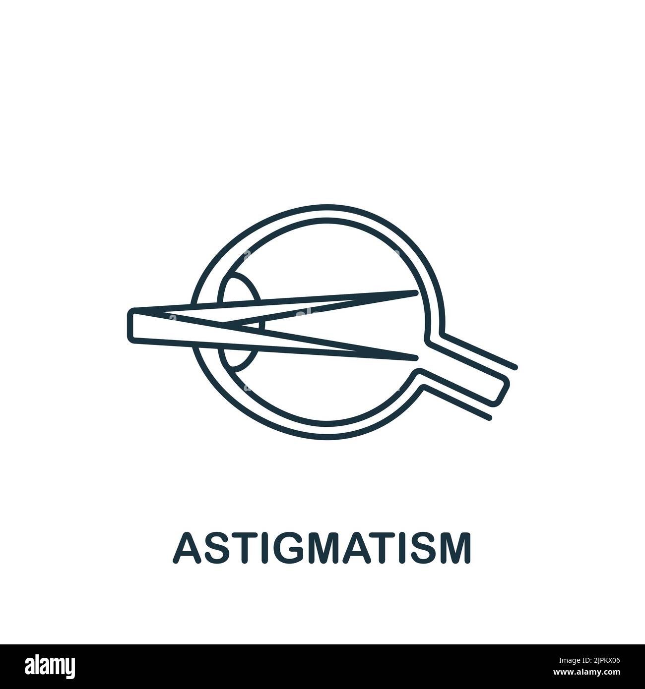 Myopia astigmatism Stock Vector Images - Alamy