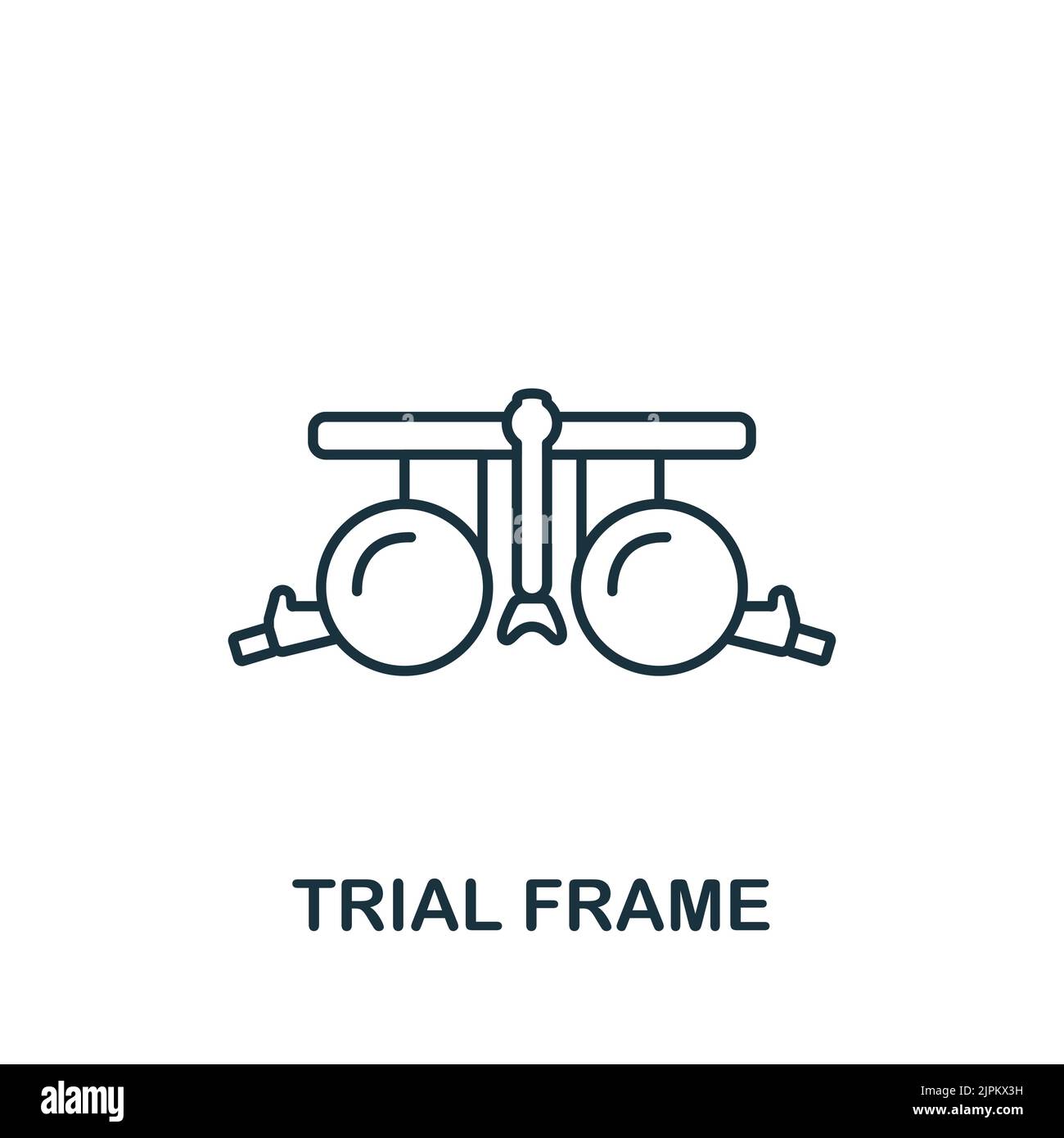 Trial Frame icon. Line simple icon for templates, web design and ...