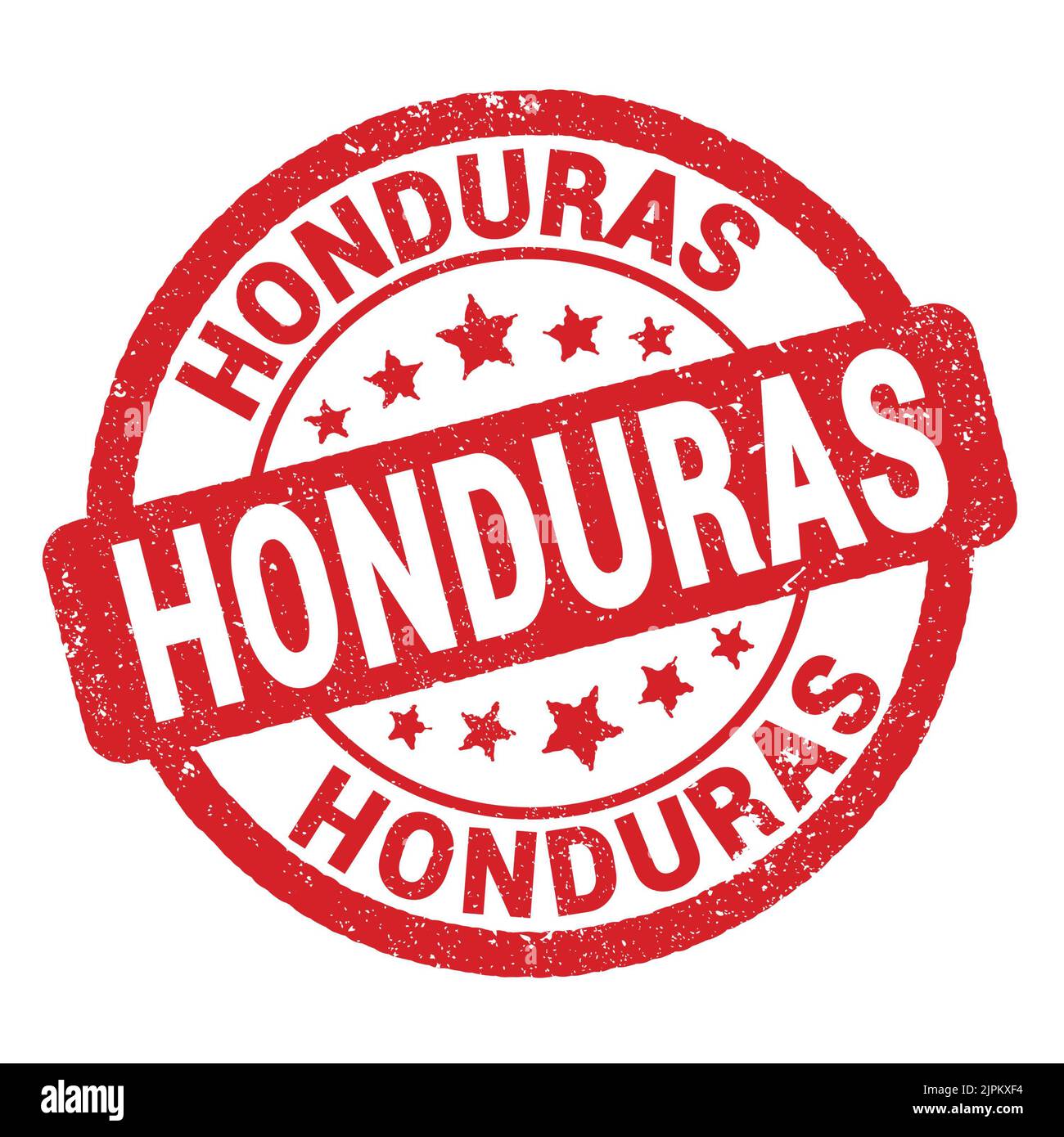 HONDURAS text written on red grungy stamp sign Stock Photo - Alamy