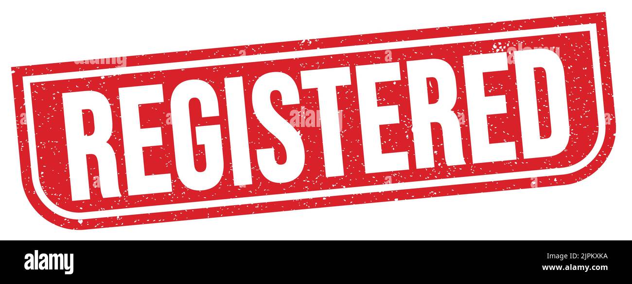 Registered stamp sign seal hi-res stock photography and images - Alamy