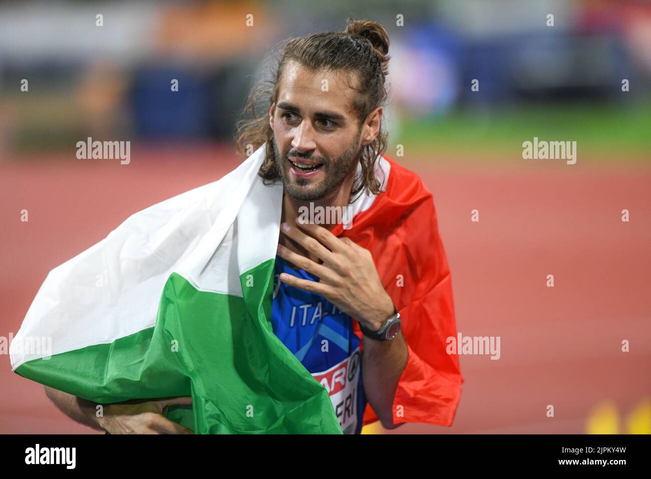 Gianmarco Tamberi (Italy). High Jump Gold Medal. European Championships ...