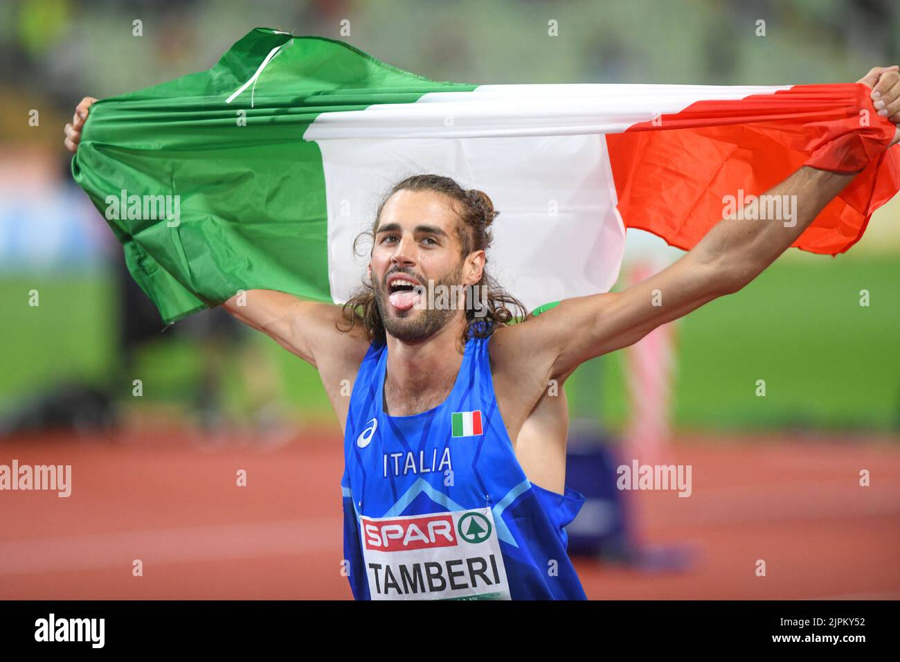 Gianmarco Tamberi (Italy). High Jump Gold Medal. European Championships ...