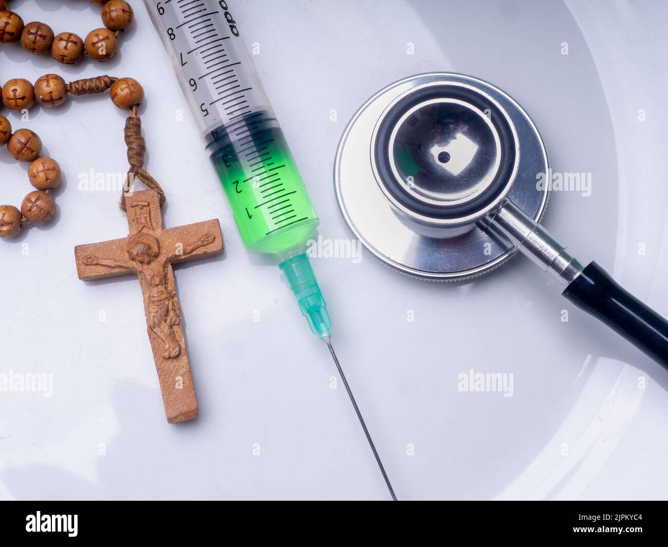 Death On Demand. Symbol Photo For Active Euthanasia And Palliative Care ...