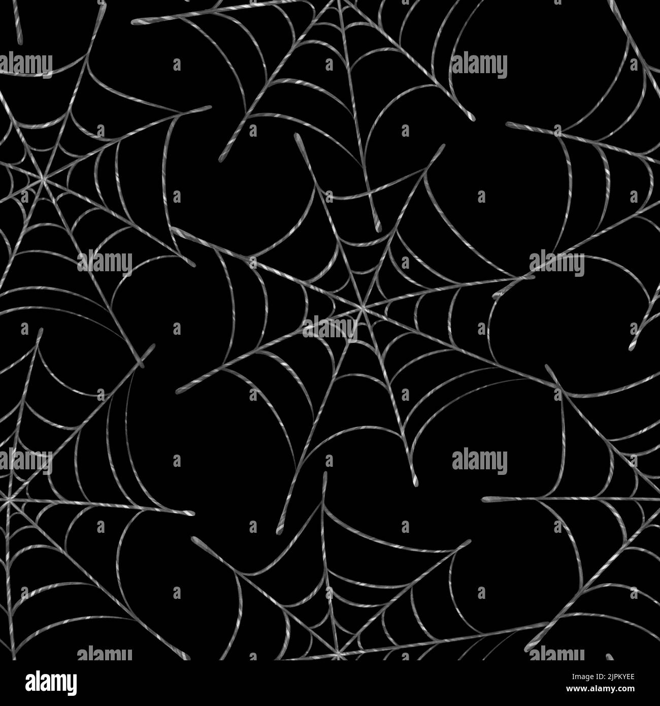 Spider webs on black background. Seamless pattern. Halloween ...