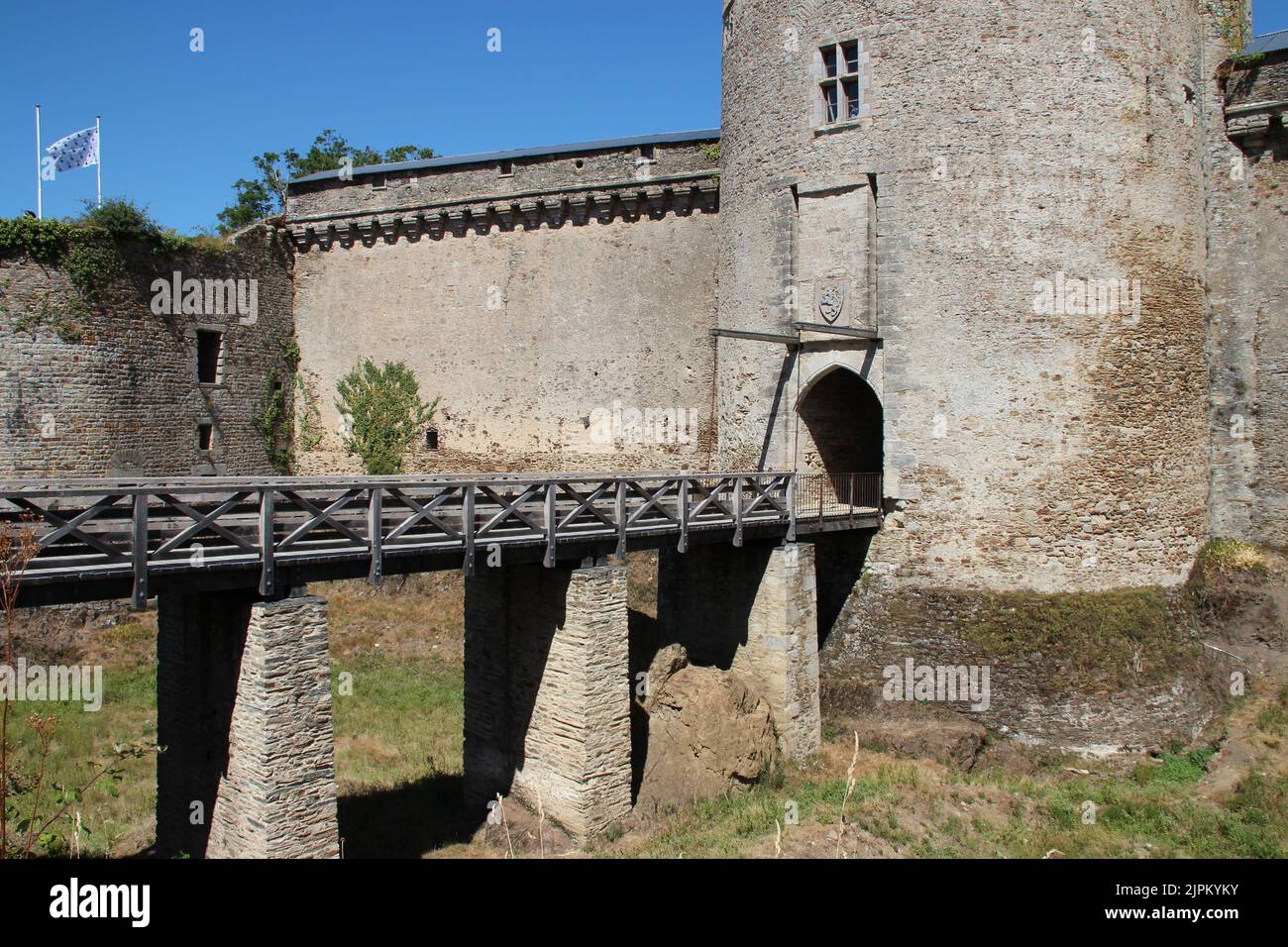 medieval castle in blain in france Stock Photo - Alamy