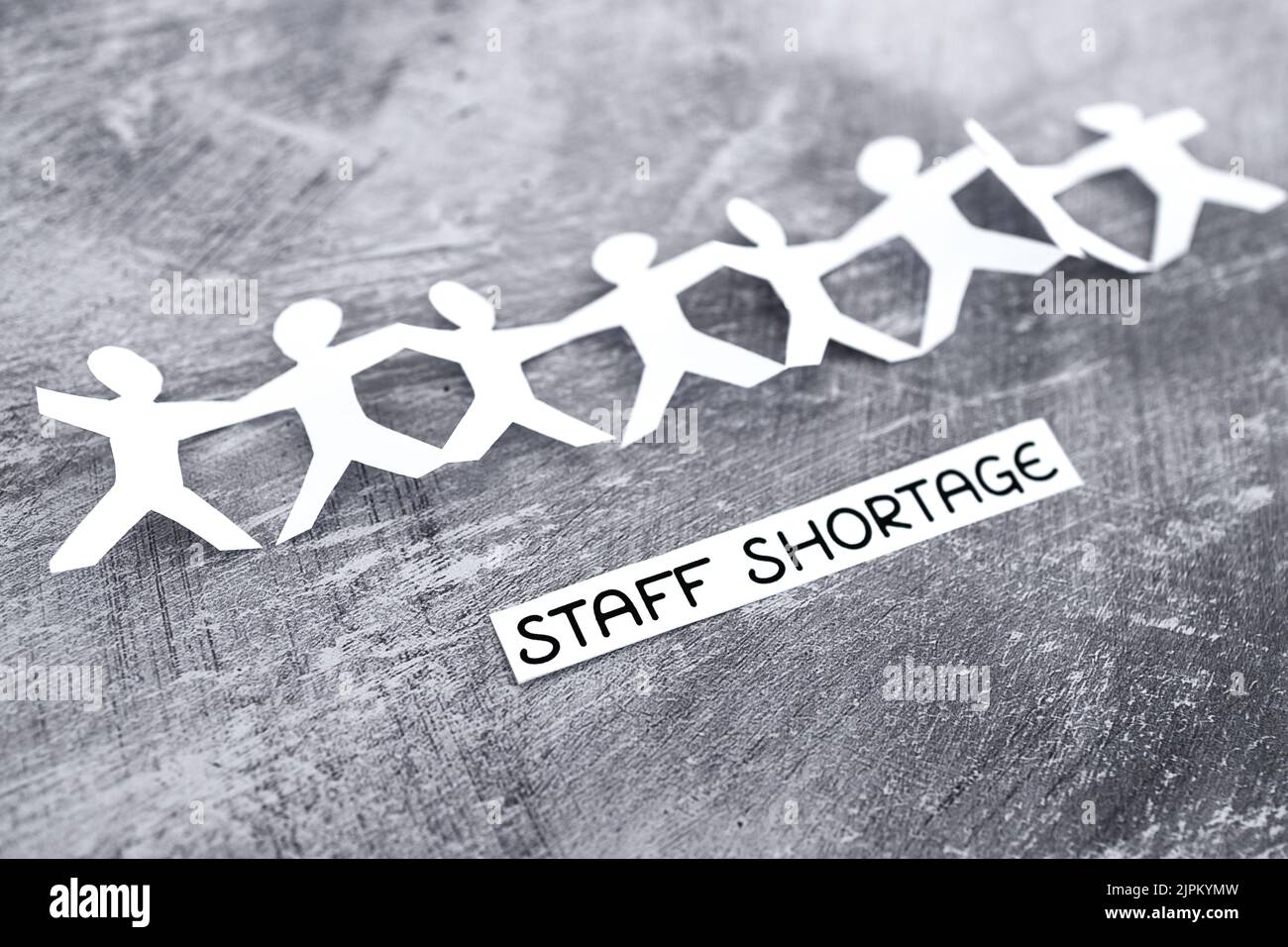 staff shortages and business struggling after the pandemic conceptual ...