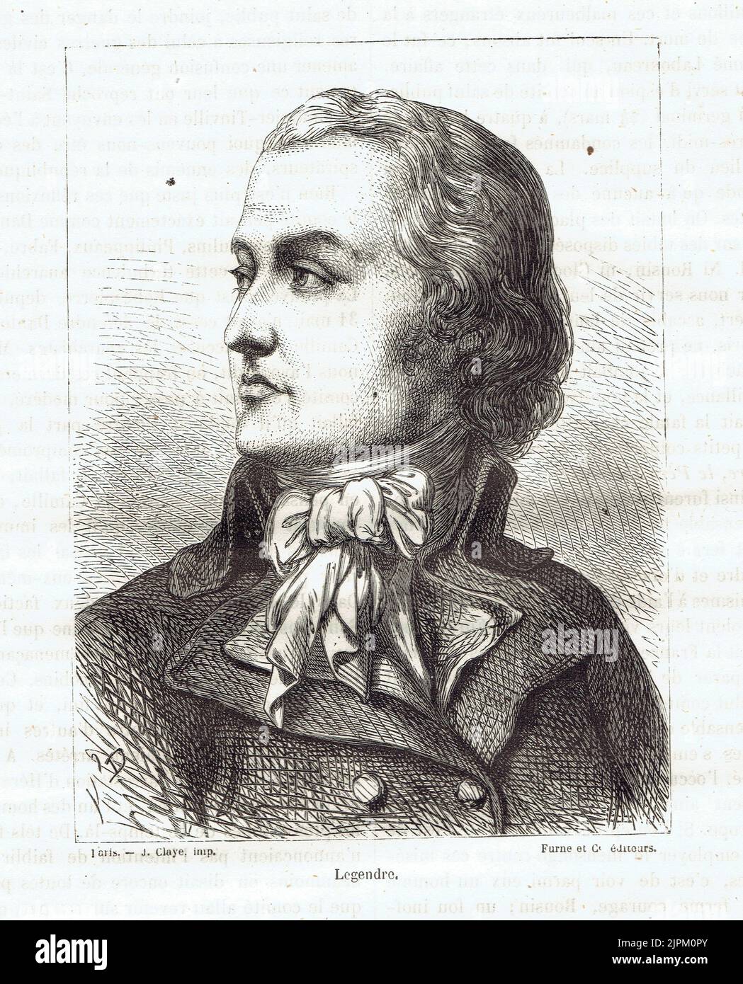 Louis Legendre, boucher à Paris, membre du club des Cordeliers Stock ...