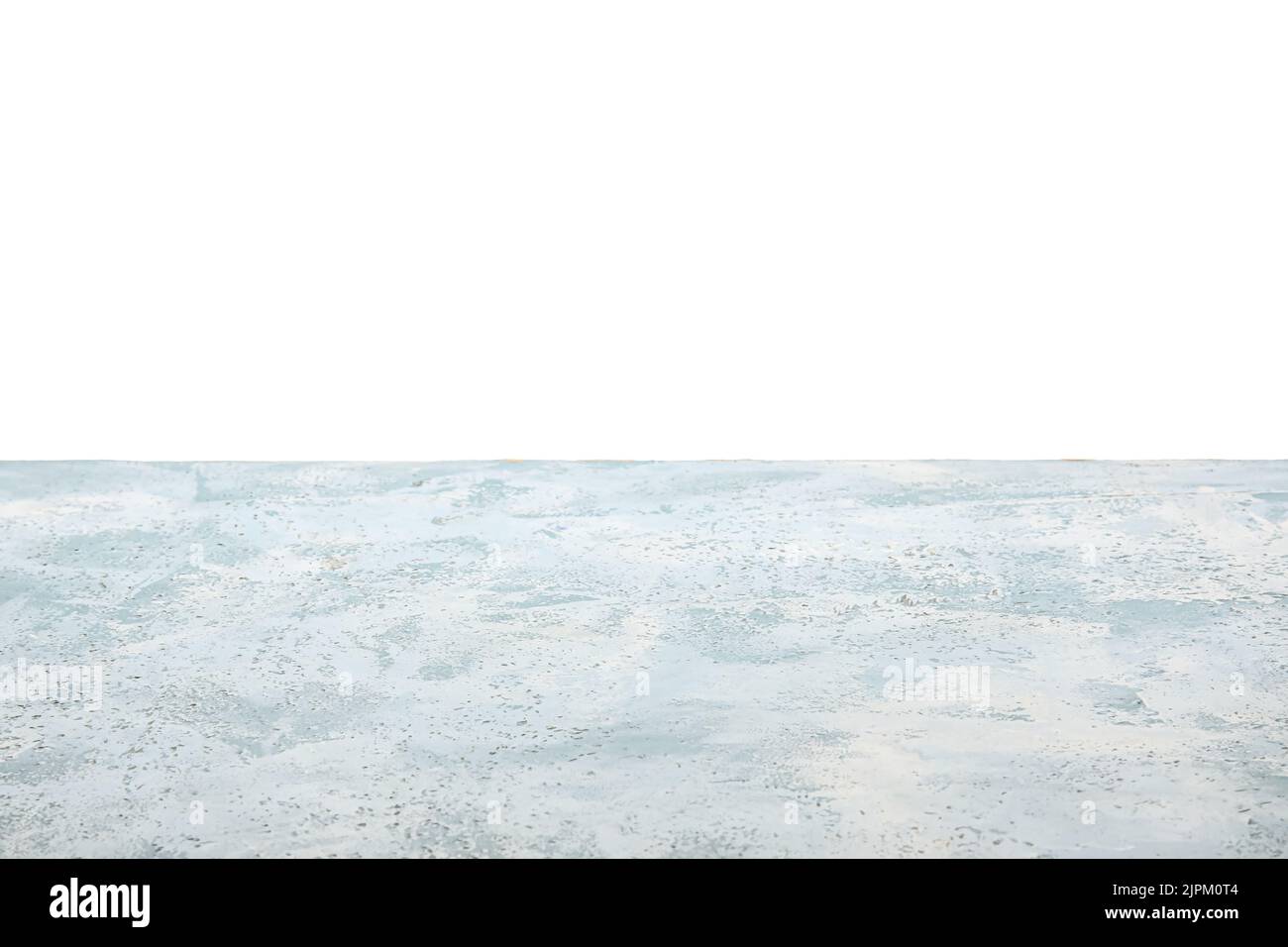 Empty light blue surface on white background Stock Photo - Alamy