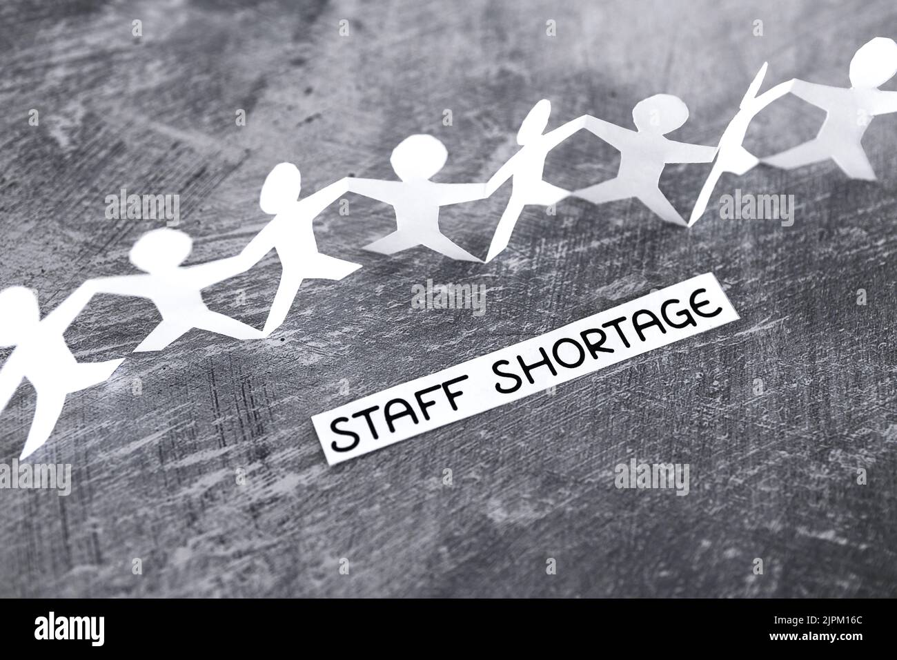 staff shortages and business struggling after the pandemic conceptual ...