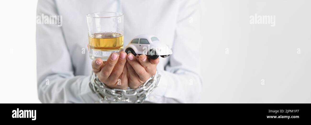 Prohibition of driving and withdrawal of alcohol Stock Photo - Alamy