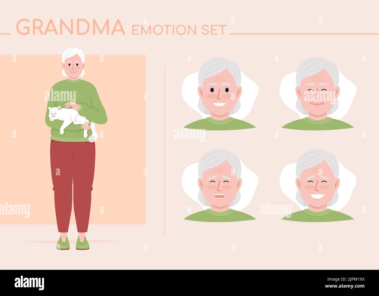 Animated emotions Stock Vector Images - Alamy
