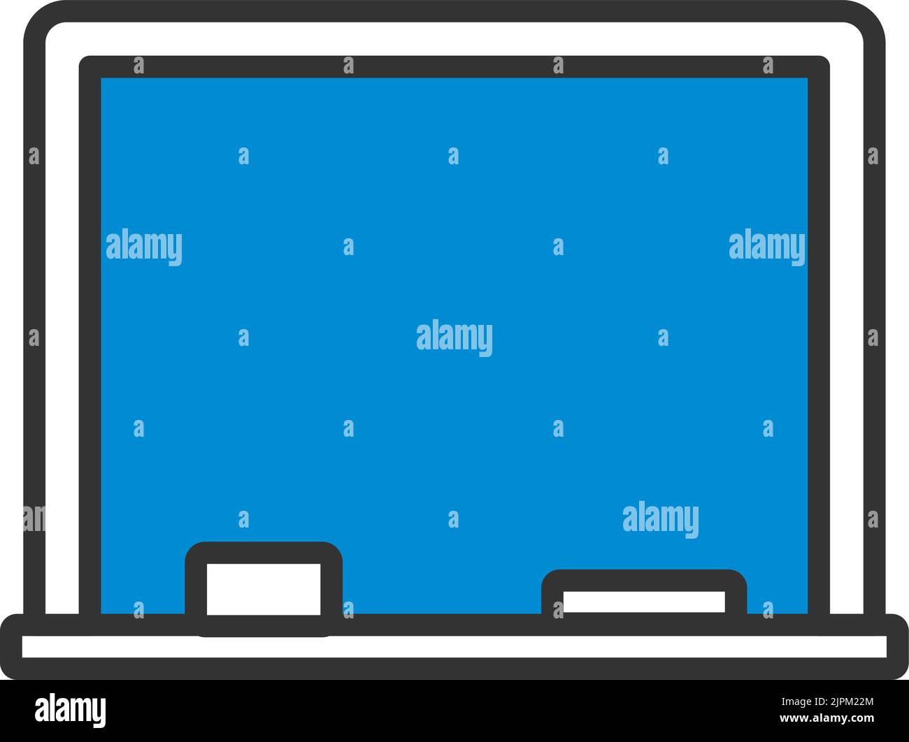 Triangle Icon. Editable Bold Outline With Color Fill Design. Vector ...