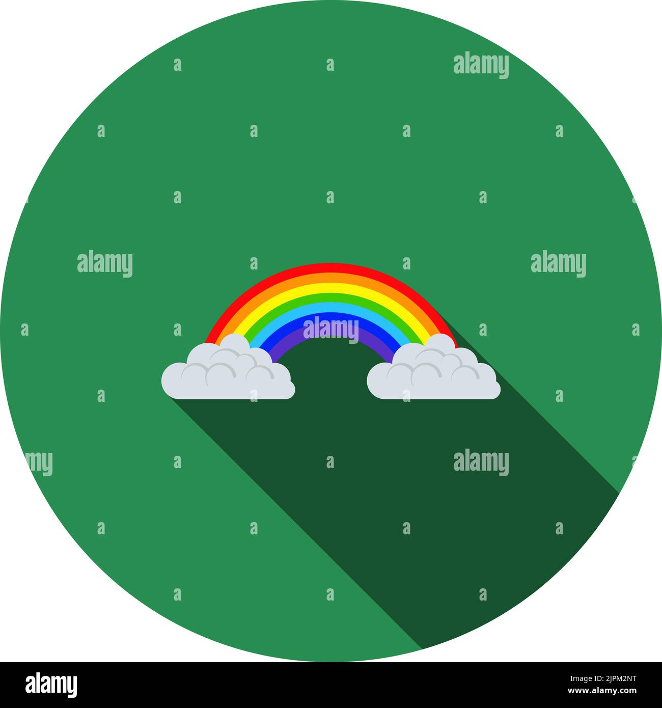 Circle long shadow bright abstract hi-res stock photography and images ...