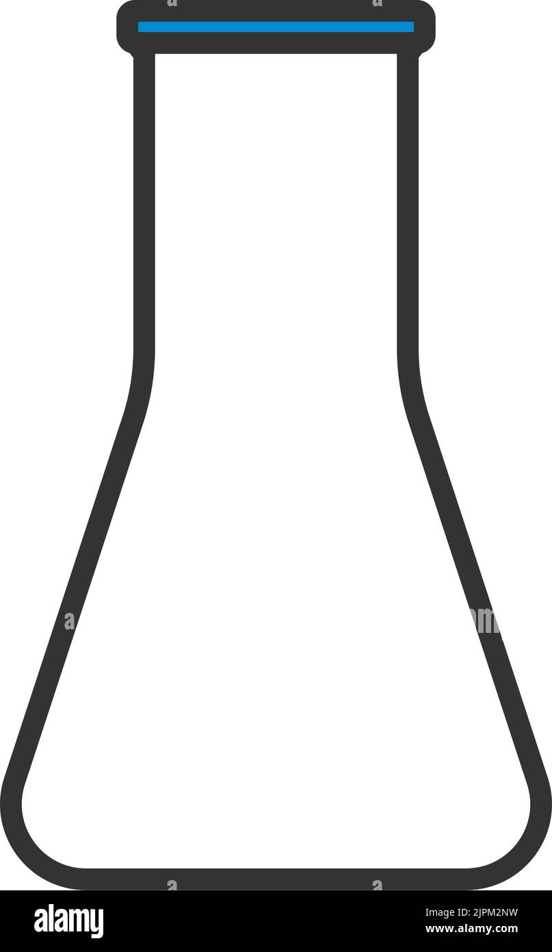 Chemical Bulbs Icon. Bold outline design with editable stroke width ...