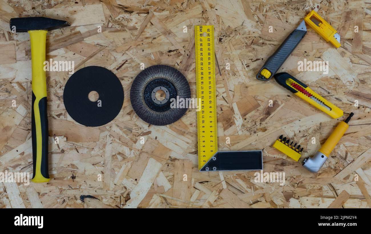 Letter made tools hi-res stock photography and images - Alamy