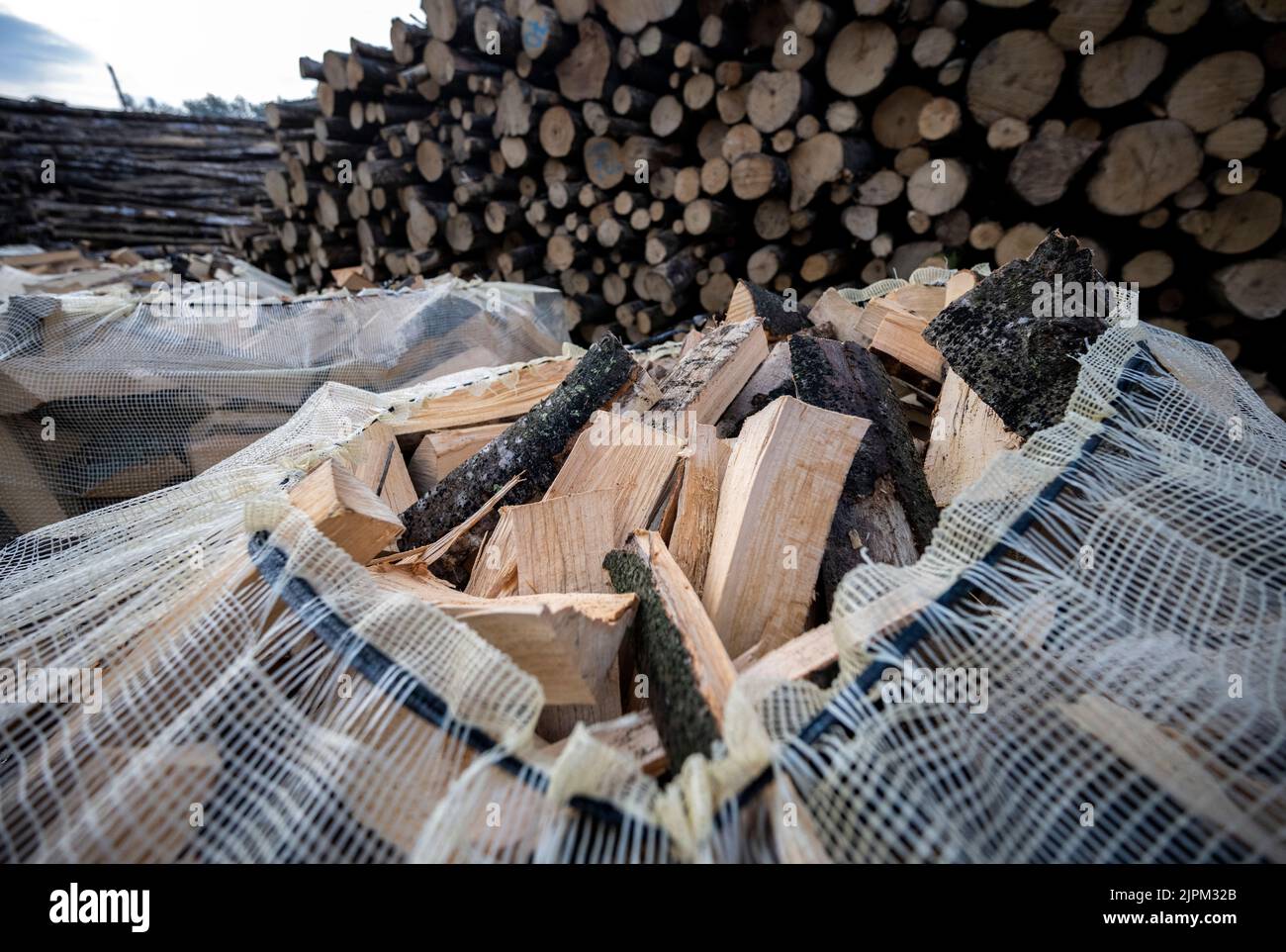 Chopped wood for wood-burning fires. Photo: Johan Nilsson / TT / code ...