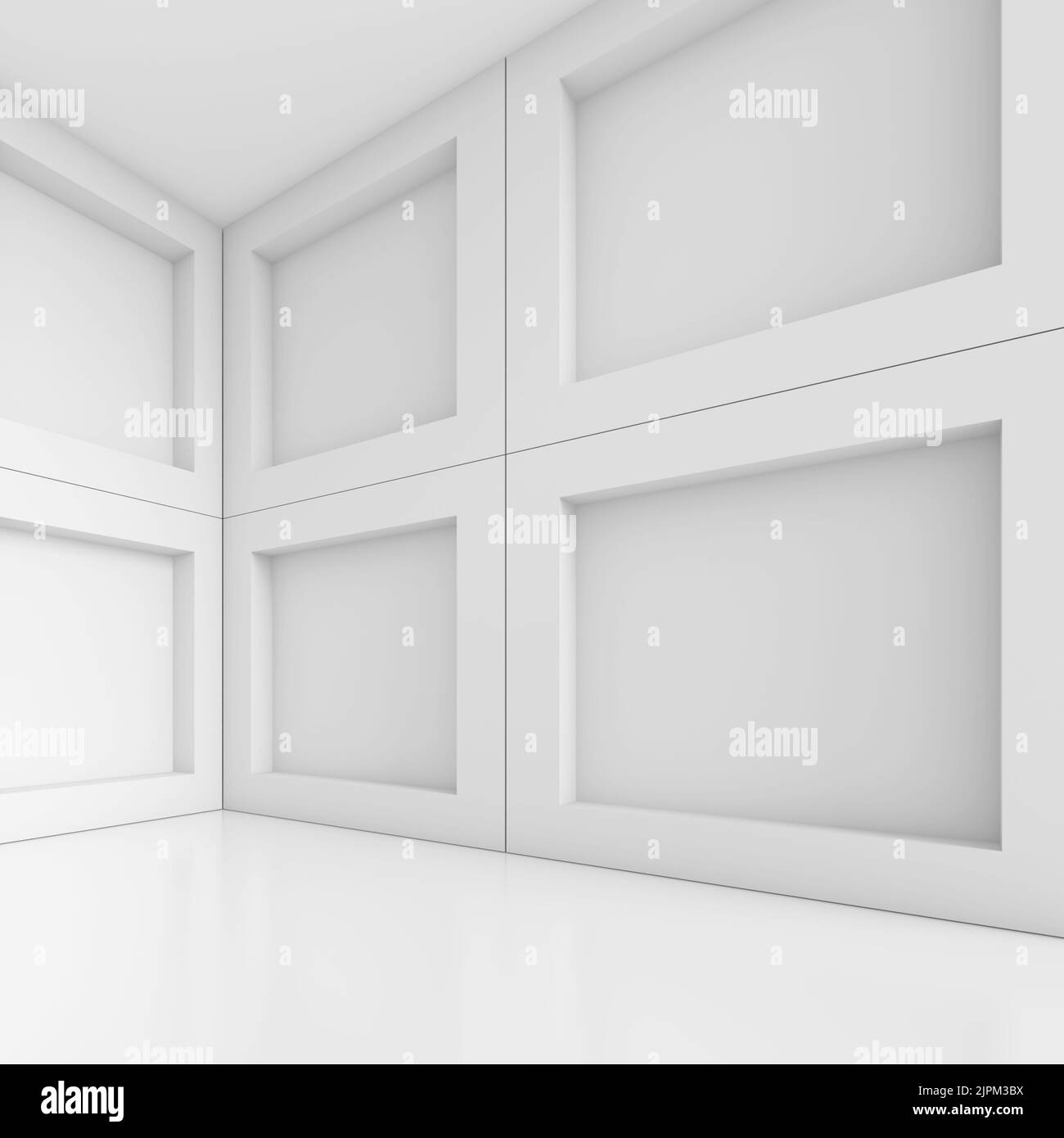 White Building Construction. Abstract Architecture Background. Modern ...