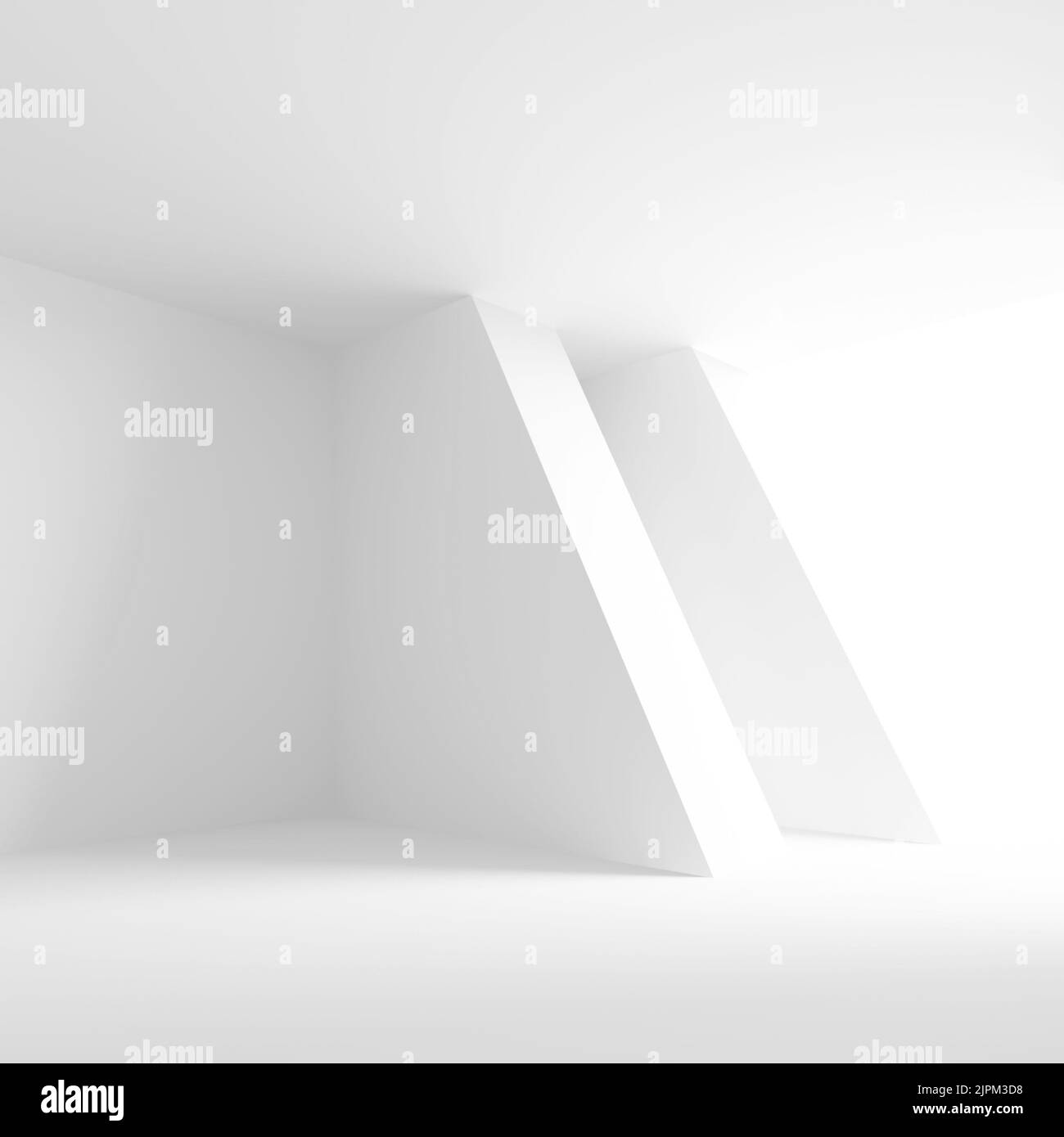 Abstract Architecture Design. White Modern Background. Modern Minimal ...