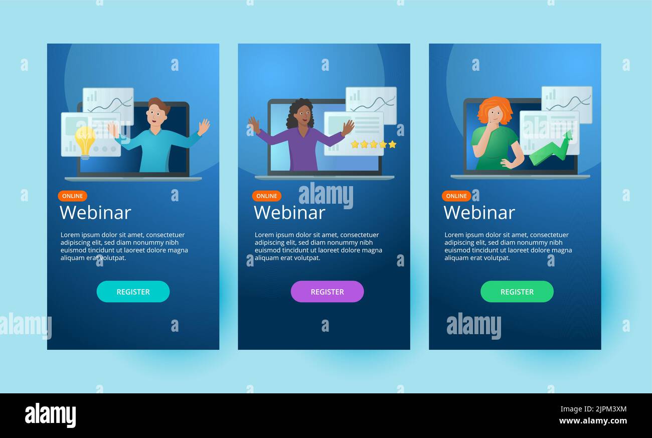 Webinar social media post template, webinar social media story template ...